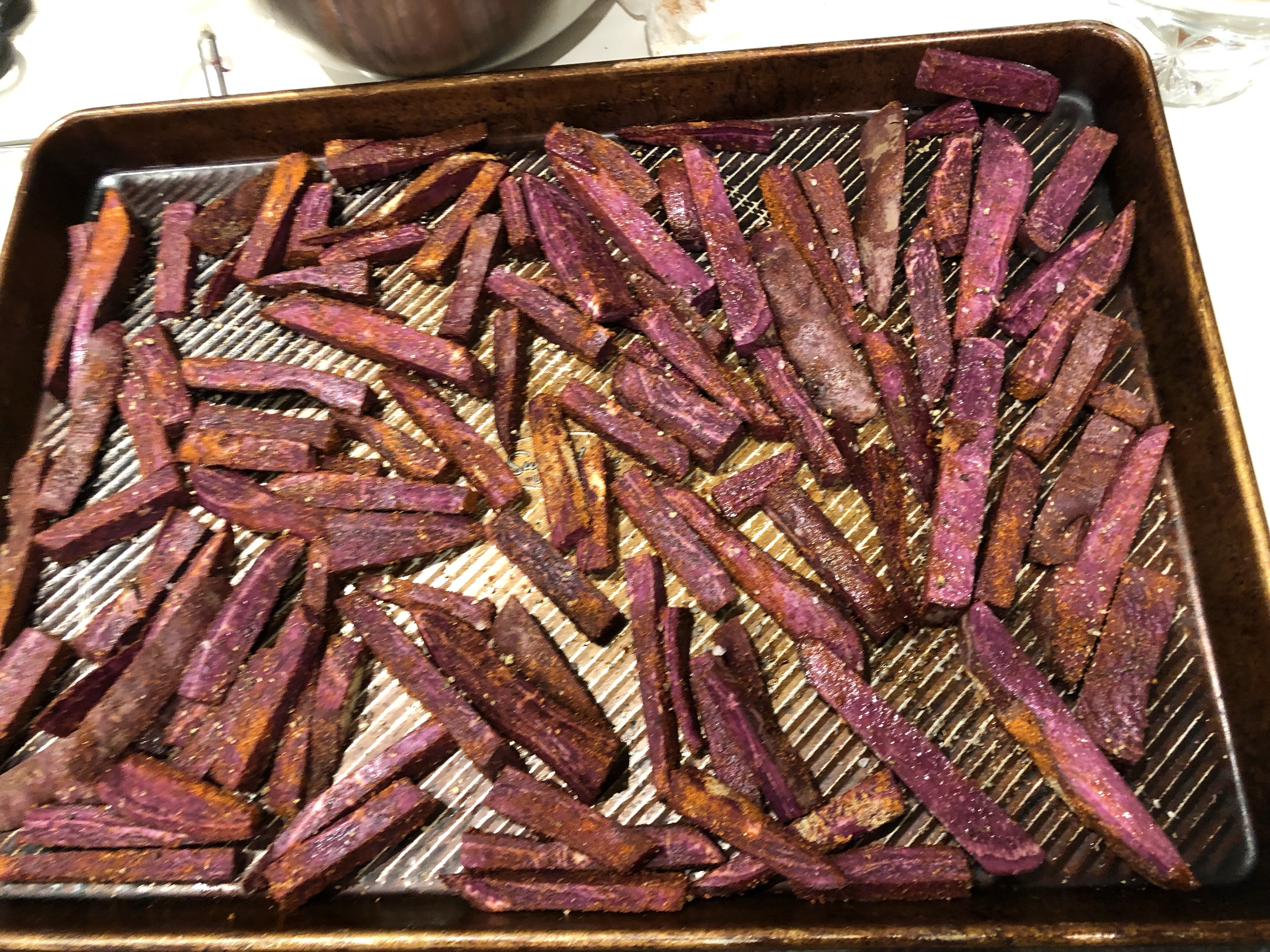 EATS: Oven-Baked Ube Fries | sugarplumfairyblog